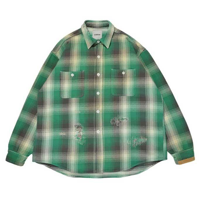 BOWWOW HEAVY WEIGHT FLANNEL SHIRTS AGING | LOCKSTOCK/STLIKE