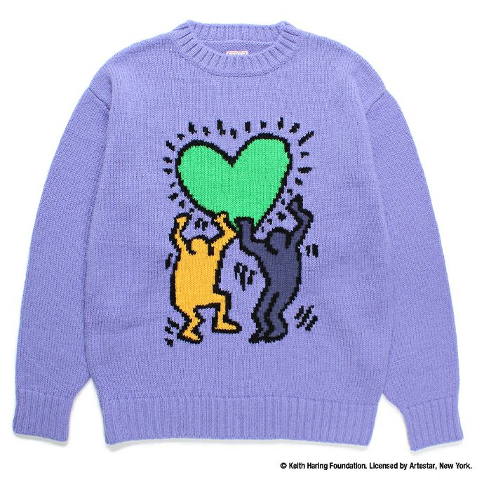 WACKO MARIA KEITH HARING / JACQUARD KNIT SWEATER ( TYPE-2 ) | LOCKSTOCK ...